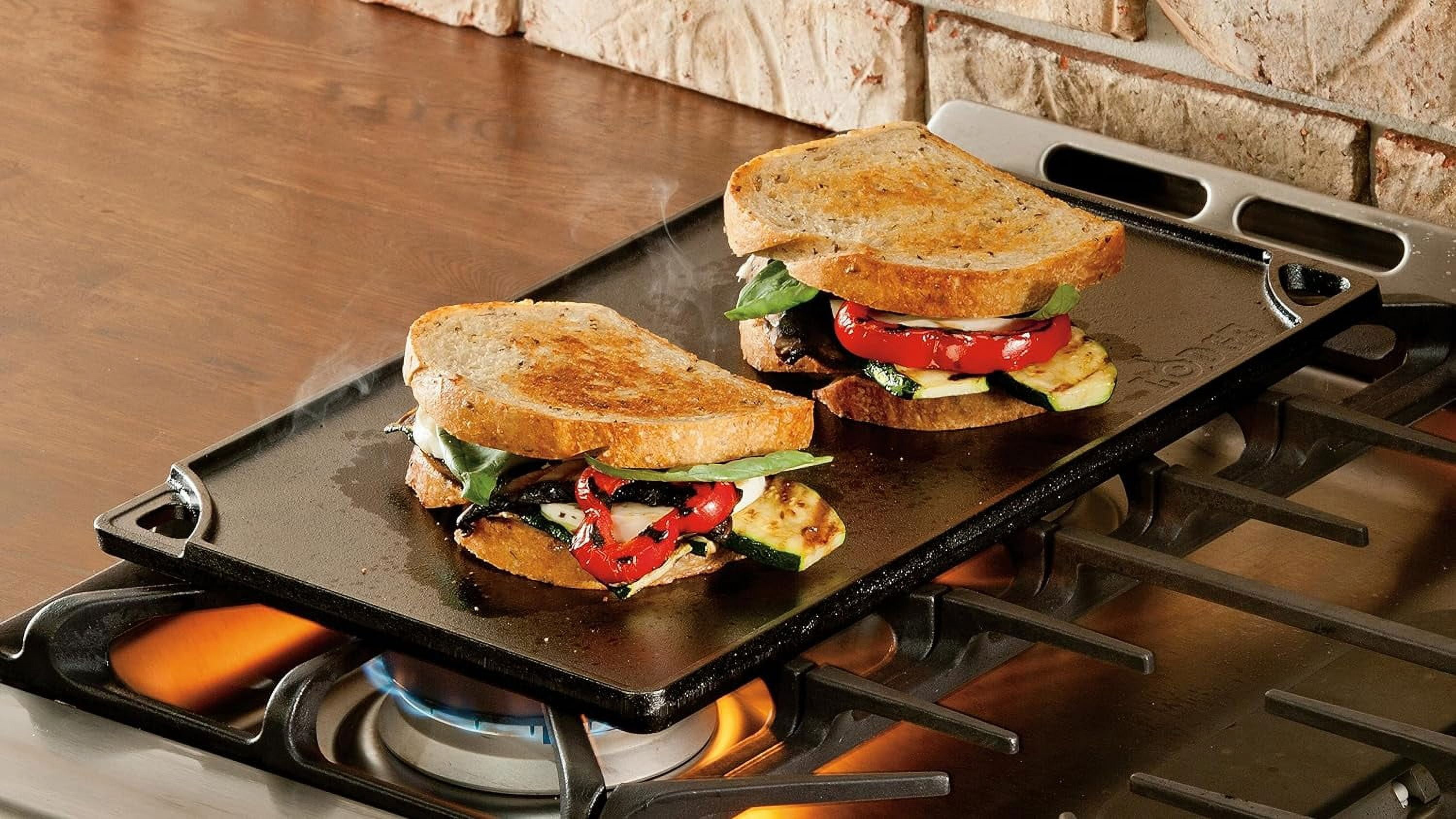 Cast Iron Wanderlust Series, Cabin Combo Cooker, 3.2 Quart Black ...