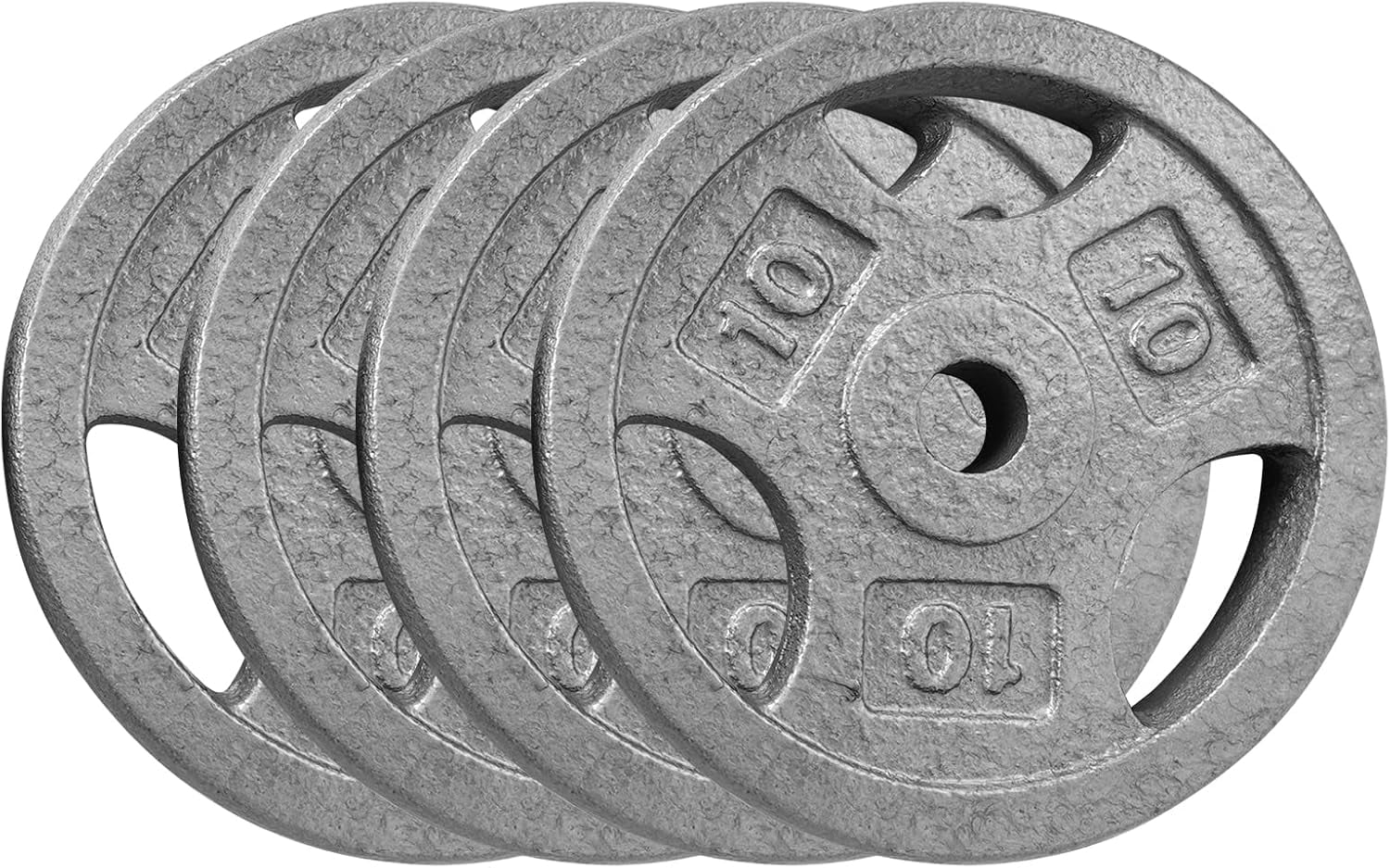 Cast Iron Weight Plates Set 1 Inch (2.5-25 Lbs) - Olympi-c Bumper ...