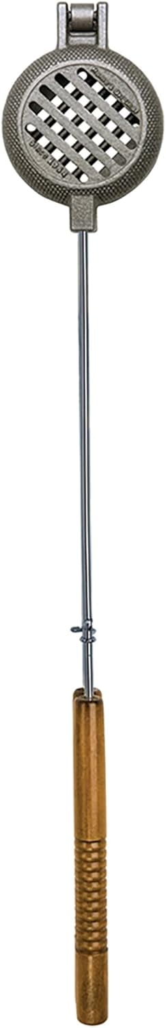 Cast Iron Wilderness Burger Griller For Campfire and BBQ, Stainless ...