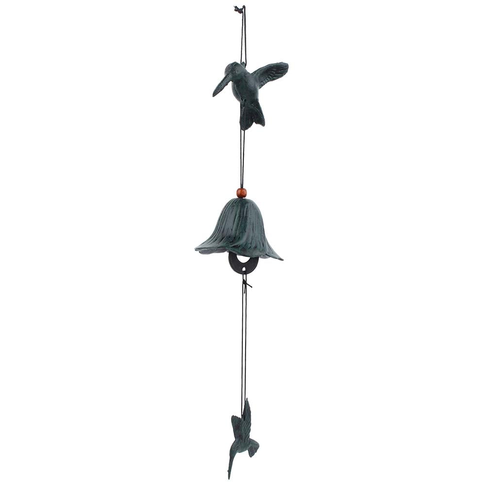 Cast Iron Wind Chime, Hummingbird Rain Chains For Gutters, Elegant ...