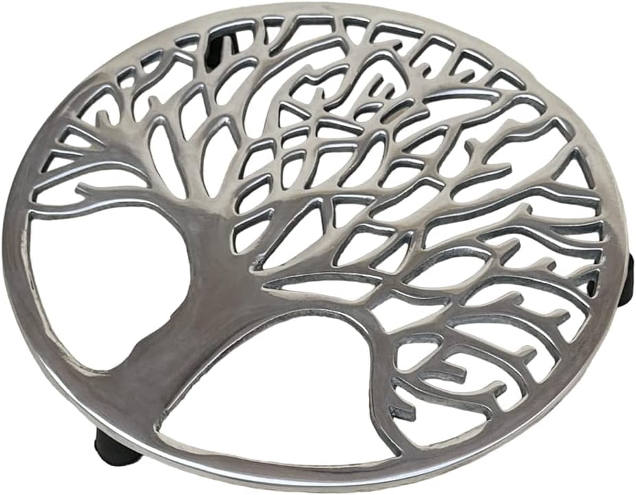 Cast Metal Tree Trivets for Hot Dish Pot Pan, Heat Resistant Teapot ...