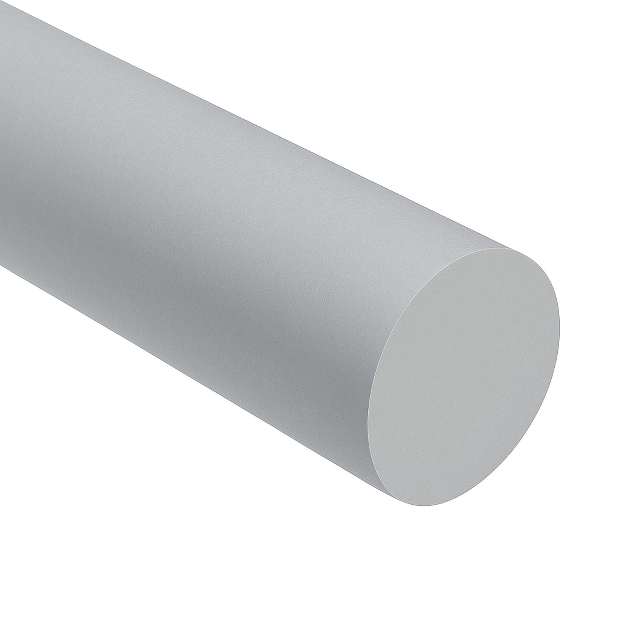 Cast Nylon 6 Round Rod, Natural, 48" Length x 2" Diameter - Walmart.com