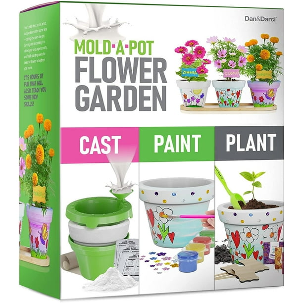 Cast, Paint & Plant Kit for Kids & Teens - Birthday Gift Ideas for ...