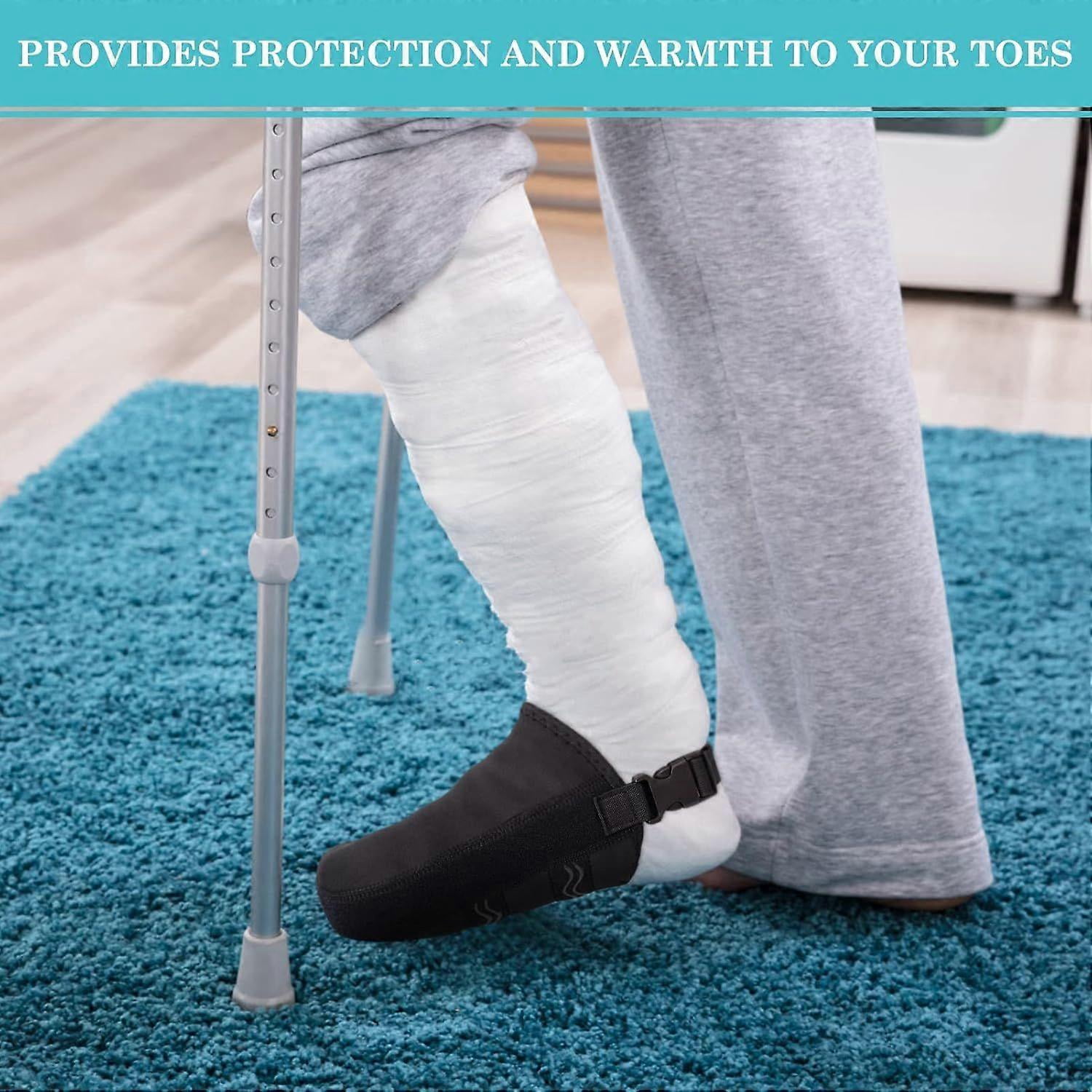 Cast Sock for Plaster Cast - Keeps Toes Warm, Clean, and Protected ...