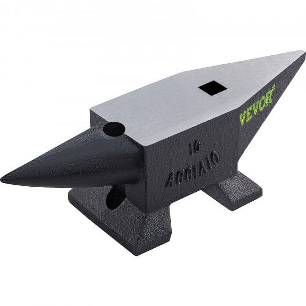 Cast Steel Anvil, 22 Lbs(10kg) Single Horn Anvil with Large Countertop ...