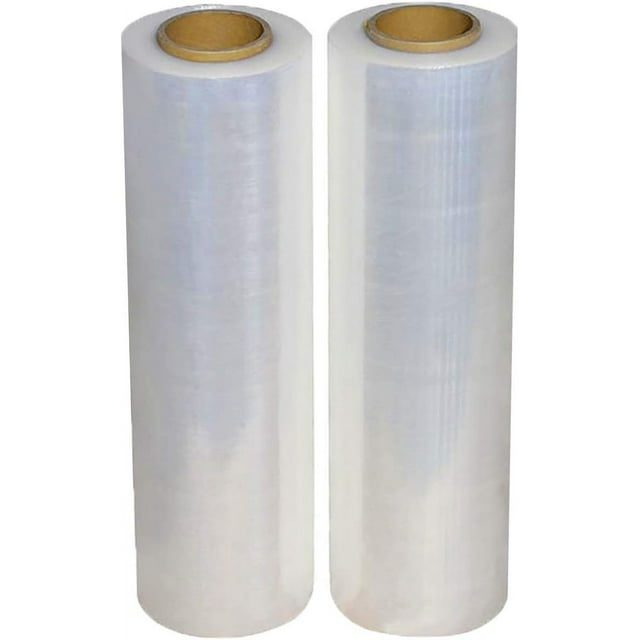 Cast Stretch Wrap for Moving, 18 Inches x 1500 Feet. 4 Rolls of Plastic ...
