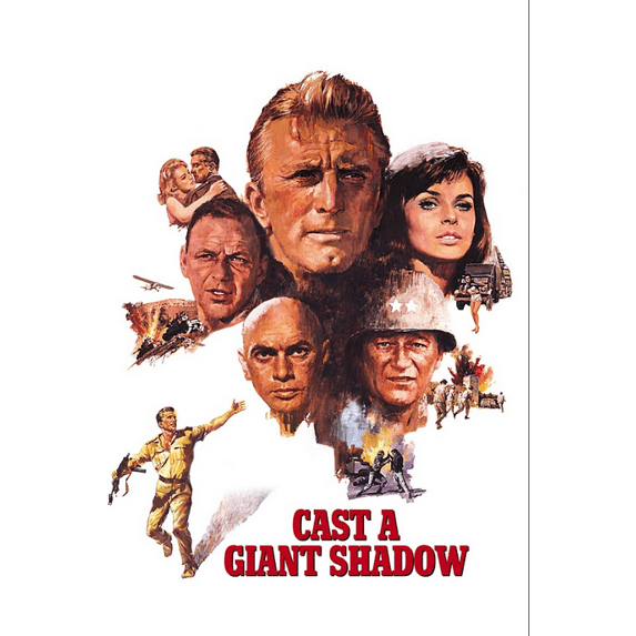 Cast a Giant Shadow 1966 Poster 24x36 - Kirk Douglas, War Drama, Epic ...