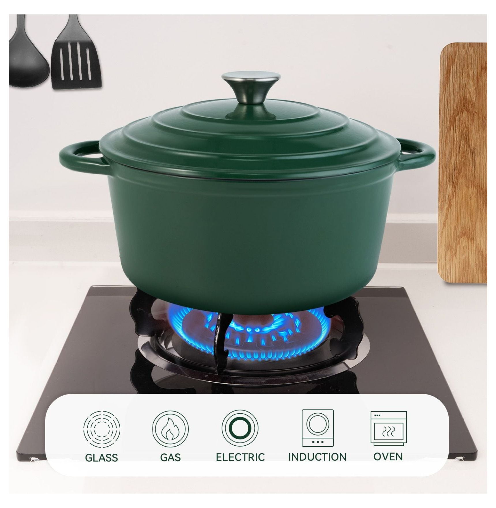 Cast iron Dutch POTS can be used for cooking, baking and refrigeration ...