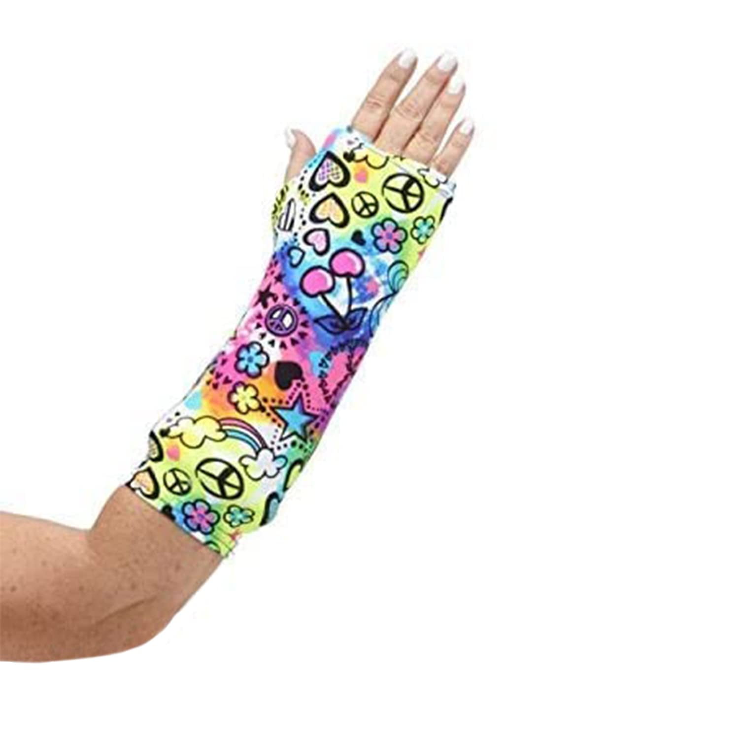 CastCoverz! Designer Arm Cast Cover - Peace of Fun - Small Short: 7 ...