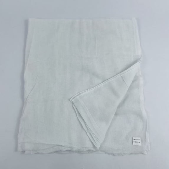 CastDream white gauze fabric cotton draping fabric bleached white 2 ...