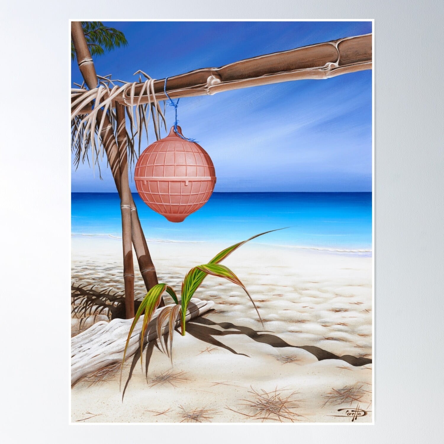 Castaway At Lizard Island Poster Wall Art, Modern Wall Decor, 12x18 ...