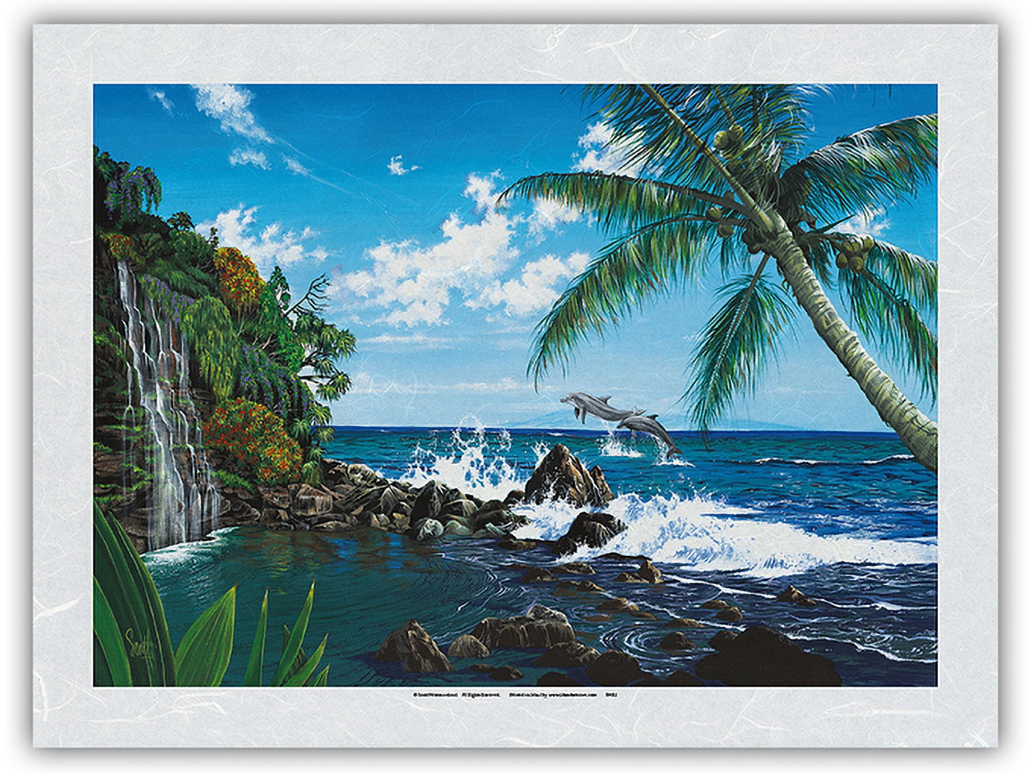 Castaway Cove - Hawaiian Paradise Ocean View - From an Original Color ...