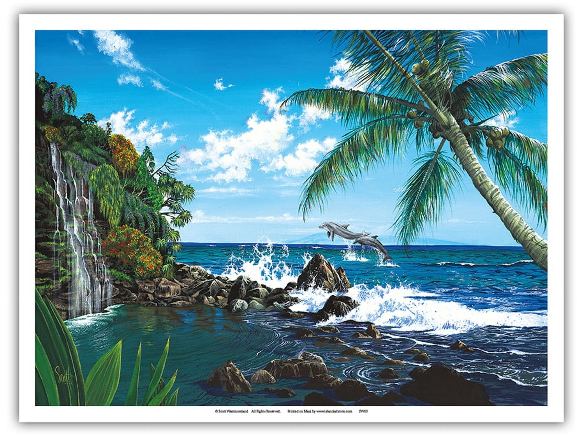 Castaway Cove - Hawaiian Paradise Ocean View - From an Original Color ...