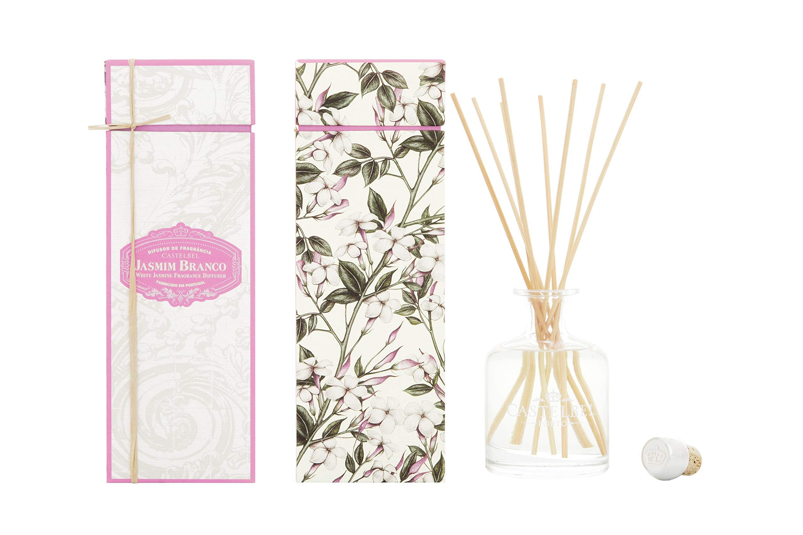 Castelbel Ambiante 8.5-Oz. White Jasmine Reed Diffuser - Walmart.com