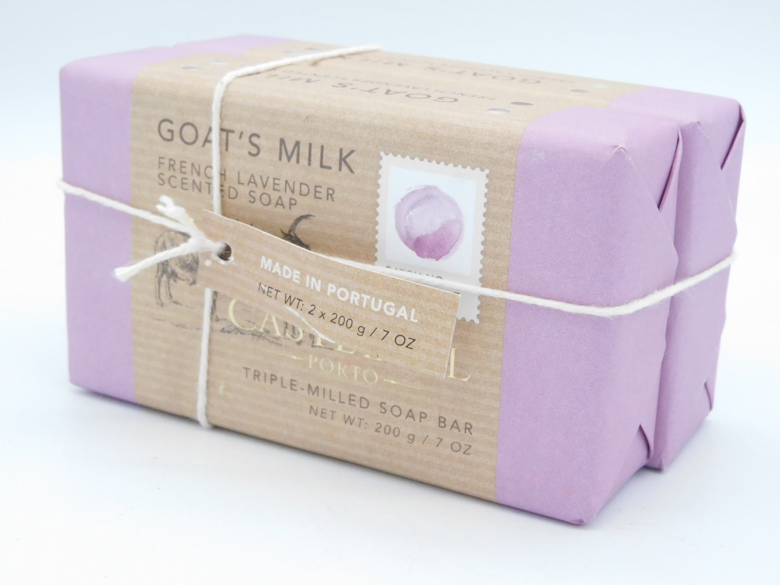 Castelbel Porto Goat’s Milk French Lavender Bar Soap - Gift Set of Two ...