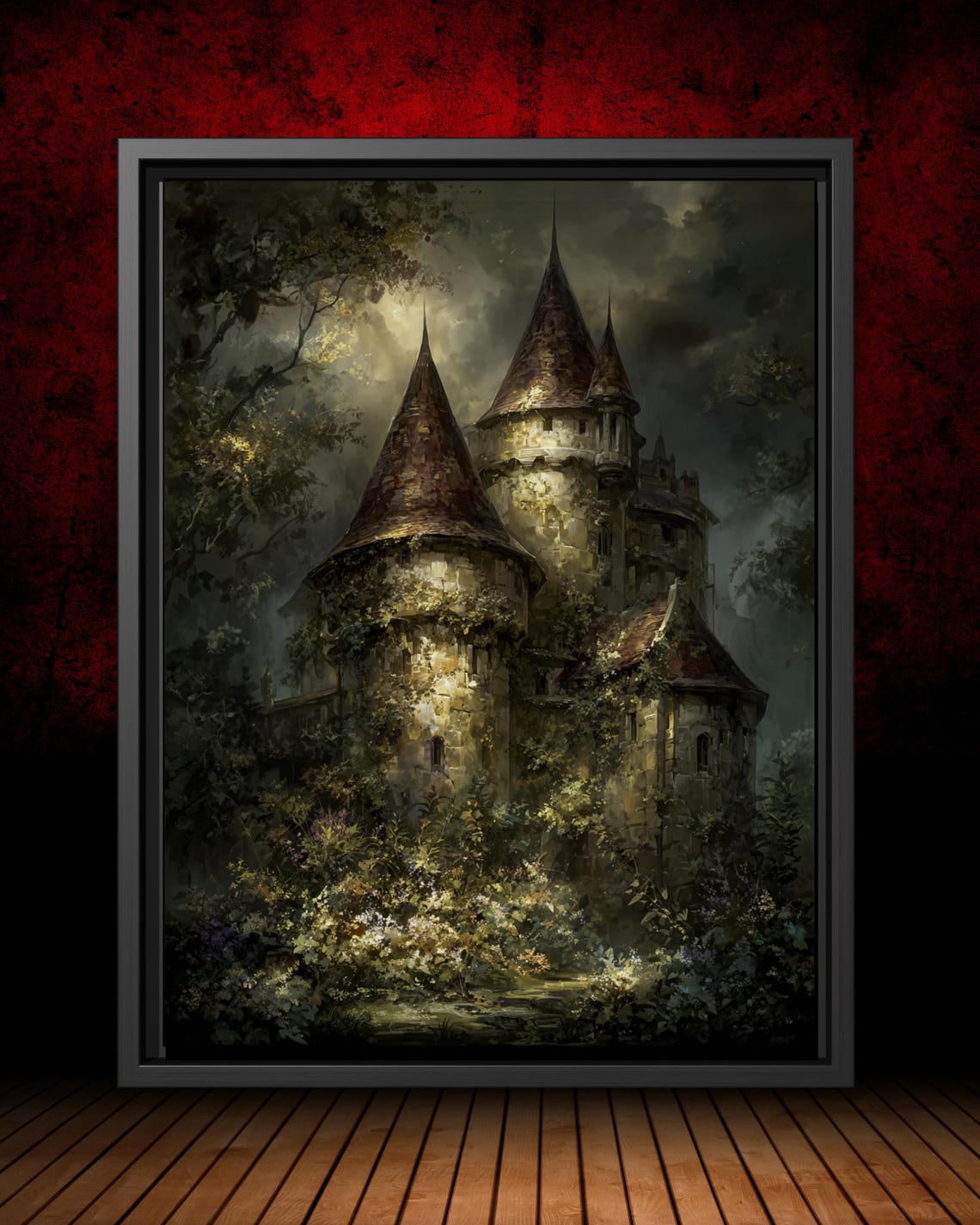 Castell Coch Inspired Castle Art Poster: Gothic Fairytale Decor ...