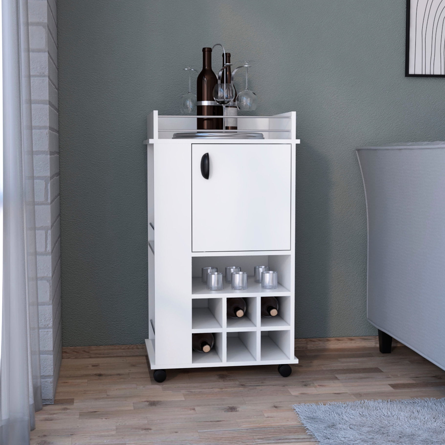 Caster Bar Cart+Interlocking Mechanism Feature"-"Changing Layouts ...