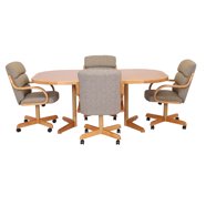 Caster Chair Company 7-Piece 42x[54/72] Caster Dining Set Wood Edge ...
