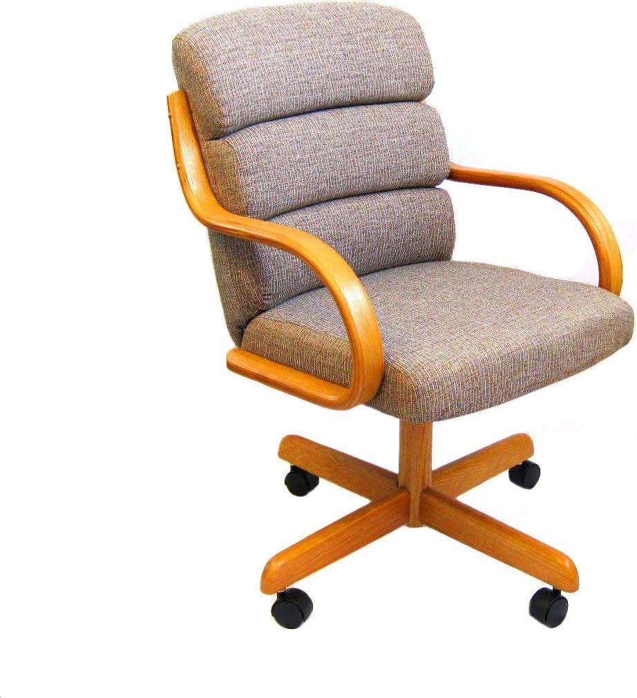 Caster Chair Company Casual Rolling Caster Dining Chair with Swivel ...