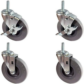 Master Caster Safety Casters, Standard Neck, Nylon, B Stem, 110 lbs ...