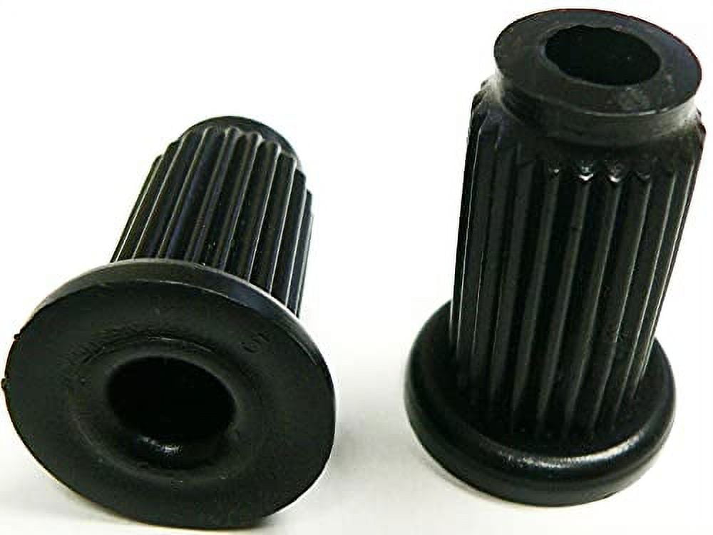 Caster Socket for 7/16" Diameter Grip Ring stem, 4-Pack, 1" OD 16 Gauge ...