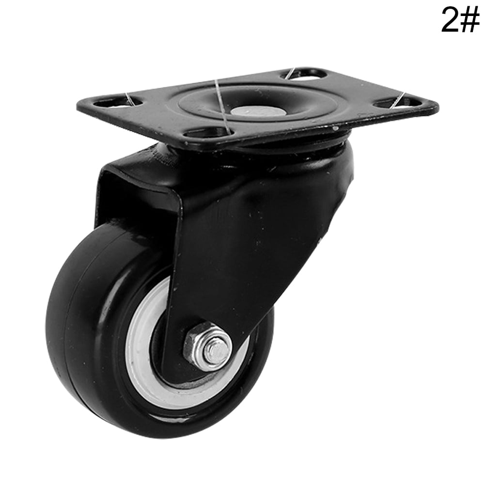 Caster Wheel, 1.5 Inches Mute Universal Directional Brake Caster Wheel ...