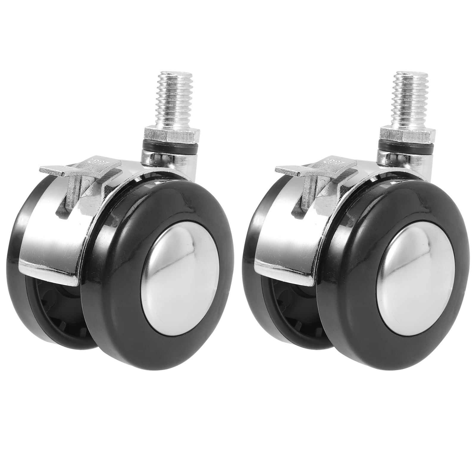 Caster Wheels,2Pcs Office Chair Wheels Universal Fit Caster Wheels ...