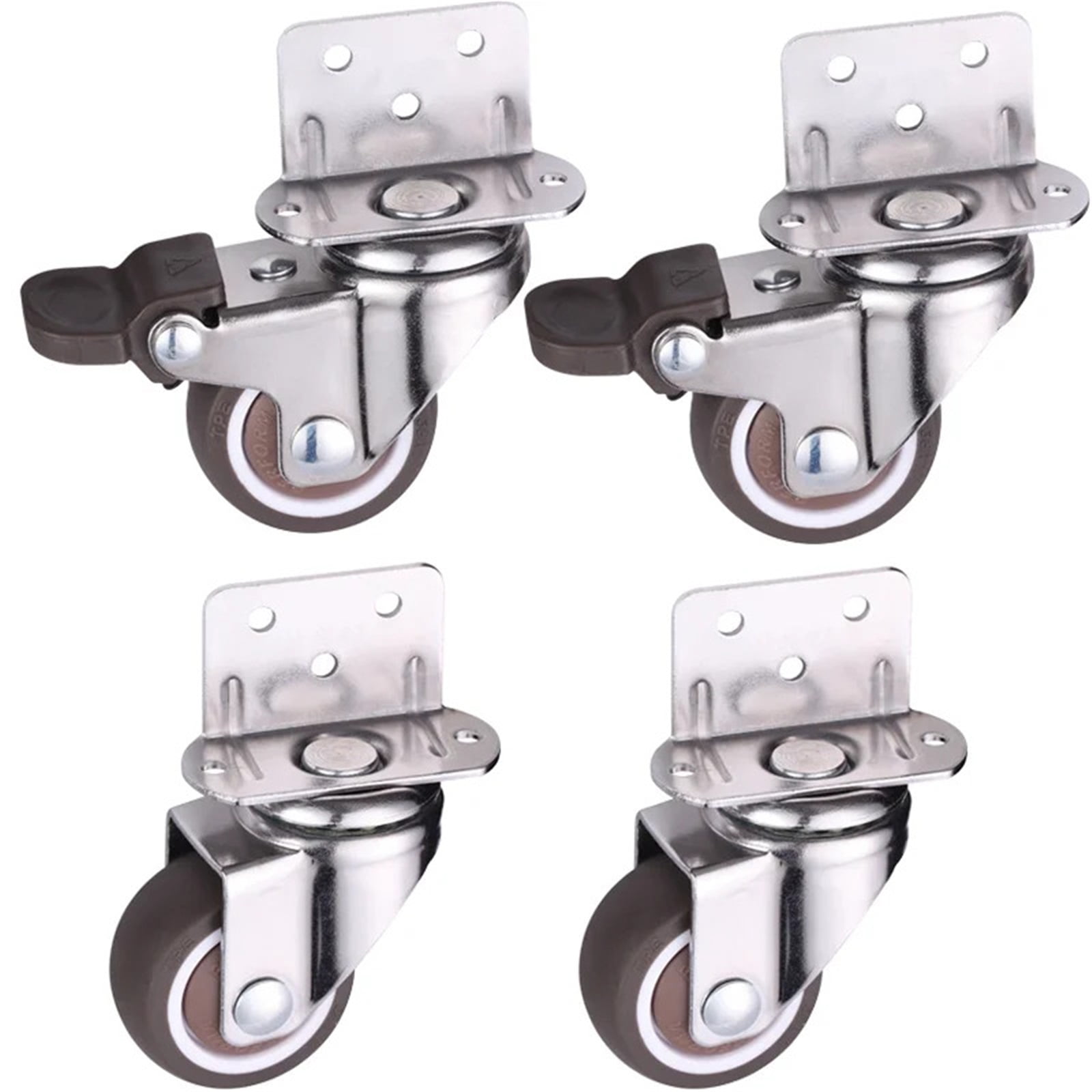 Caster Wheels 4pcs Furniture For Bed Universal Wheel 2inch Table ...