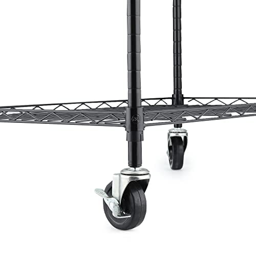 Caster Wheels for Organization & Storage Shelving, Set of 4, Casters ...