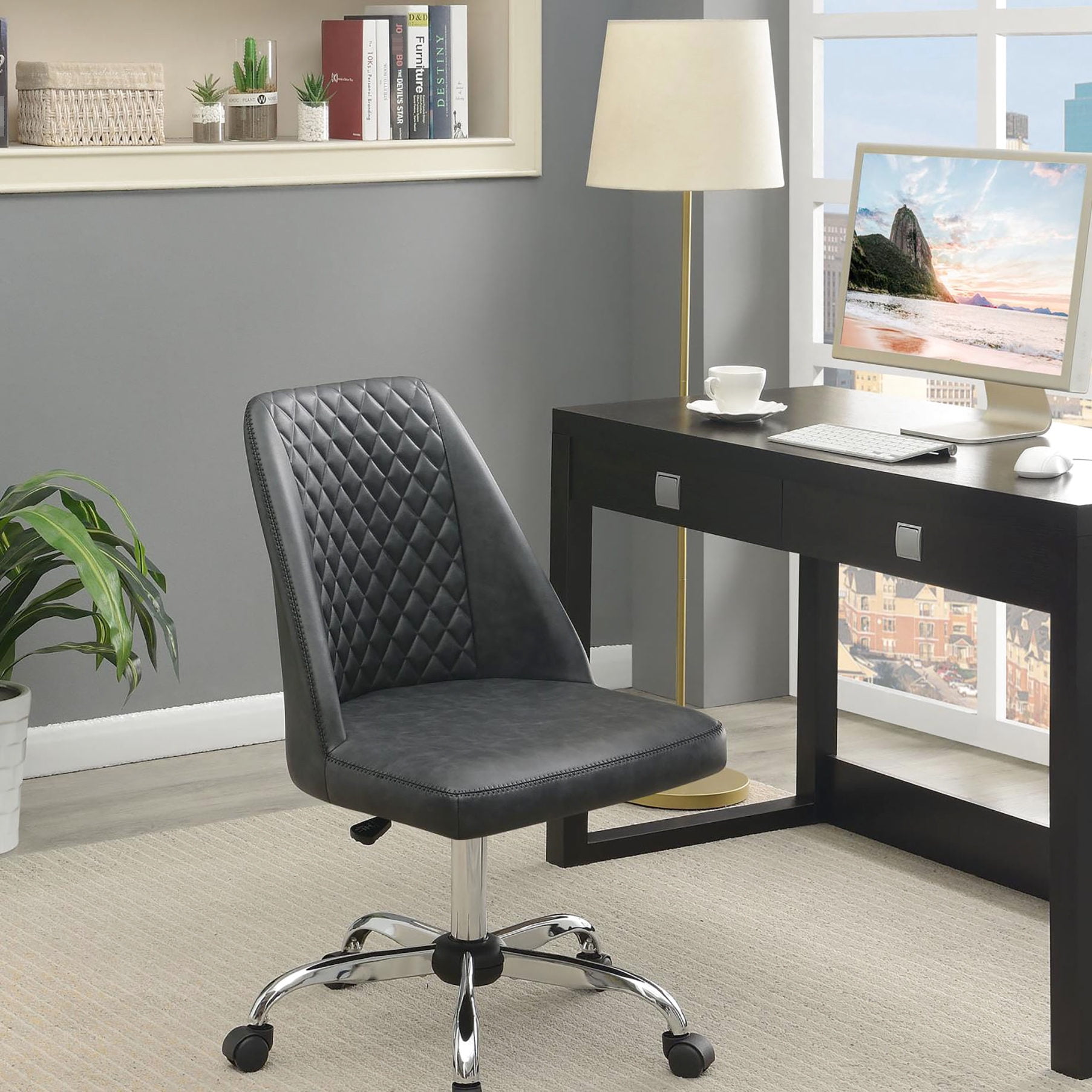 Caster - equipped Office Chair+Luxurious Appearance”-“Office Work ...