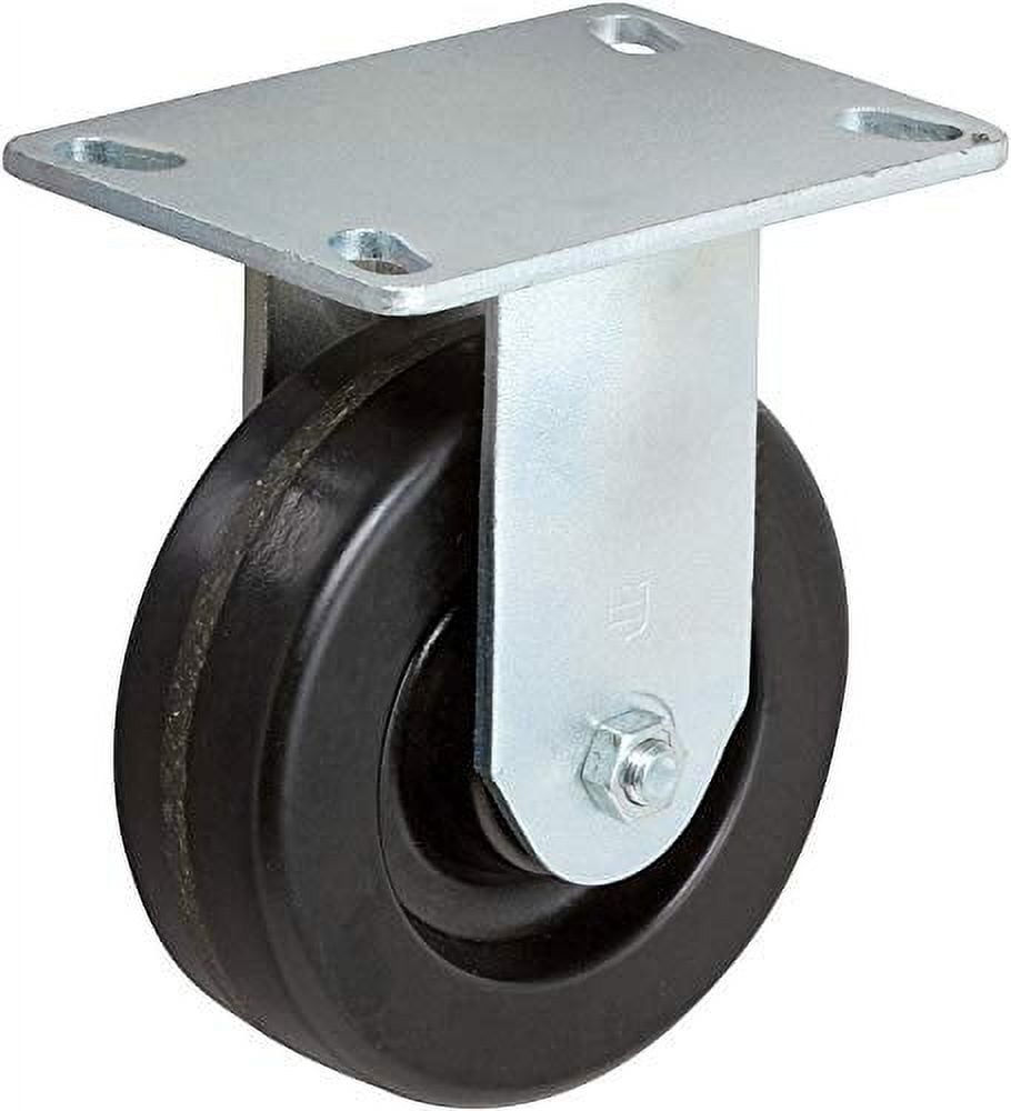 CasterHQ- 4" X 2" INCH Rigid Caster - PHENOLIC Wheel - 800 LBS Capacity ...