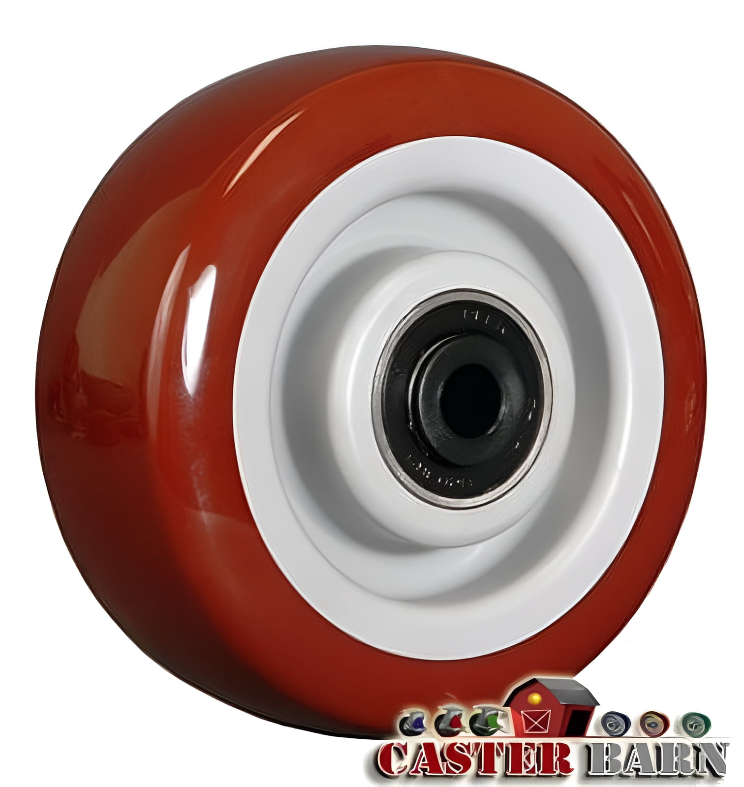 CasterHQ 6" X 2" PREMIUM POLYURETHANE ON POLYOLEFIN CORE - 900 LBS CAP ...