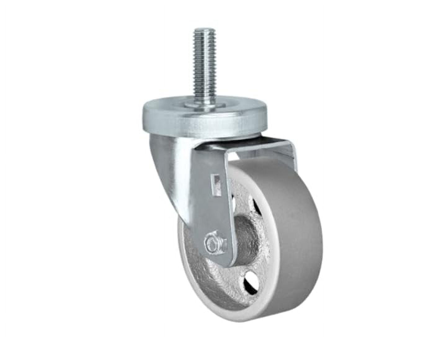 CasterHQ Brand | 3" Threaded Stem Swivel Caster 1/2" x 1.5" Long ...