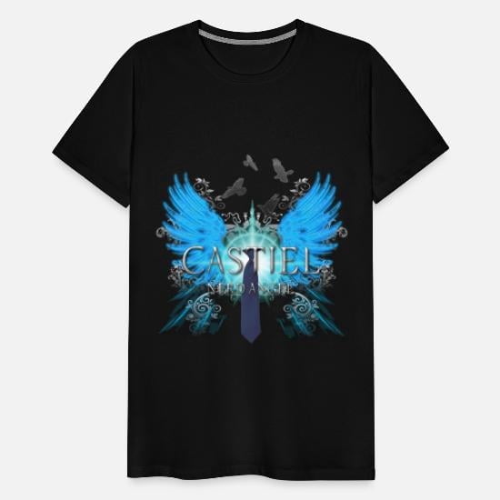 Castiel Nerd Angel Men'S Premium T-Shirt Comfort Colors Shirt, Size Xl ...