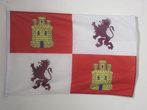 Castile and Leon Flag 3' x 5' External use rings - Walmart.com