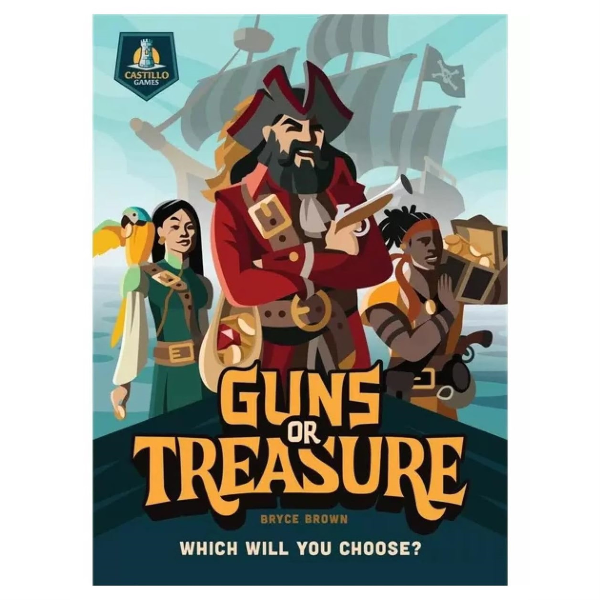 Castillo Games Guns or Treasure | Family Board Game | Ages 8+ | 2 to 6 ...