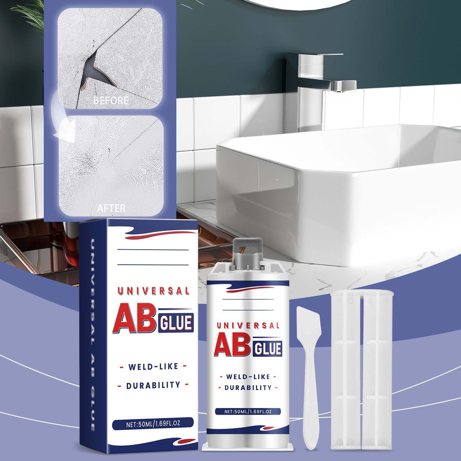 Casting Adhesive, Leak Sealer, Strong Bond, Waterproof, Multi-Purpose ...