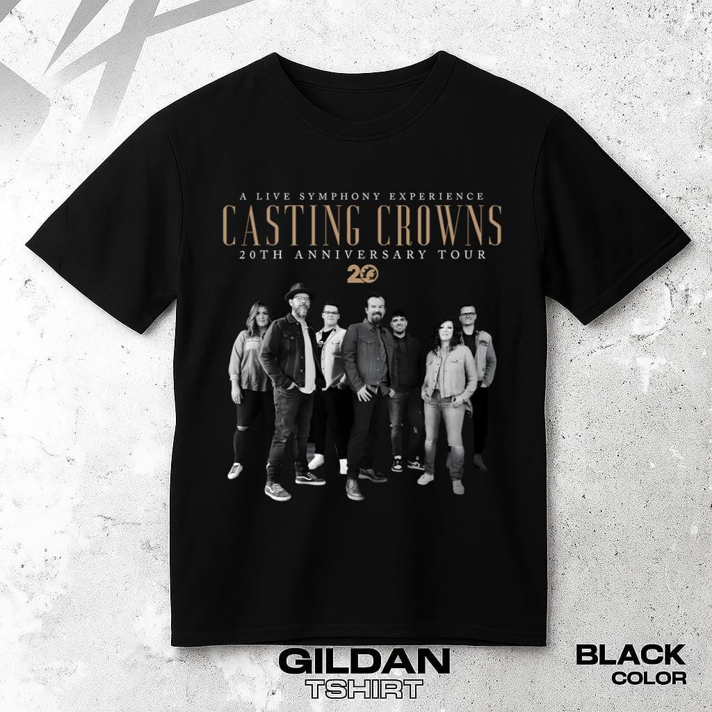Casting Crowns 20th Anniversary Tour Christian Music Band Fan Unisex T ...