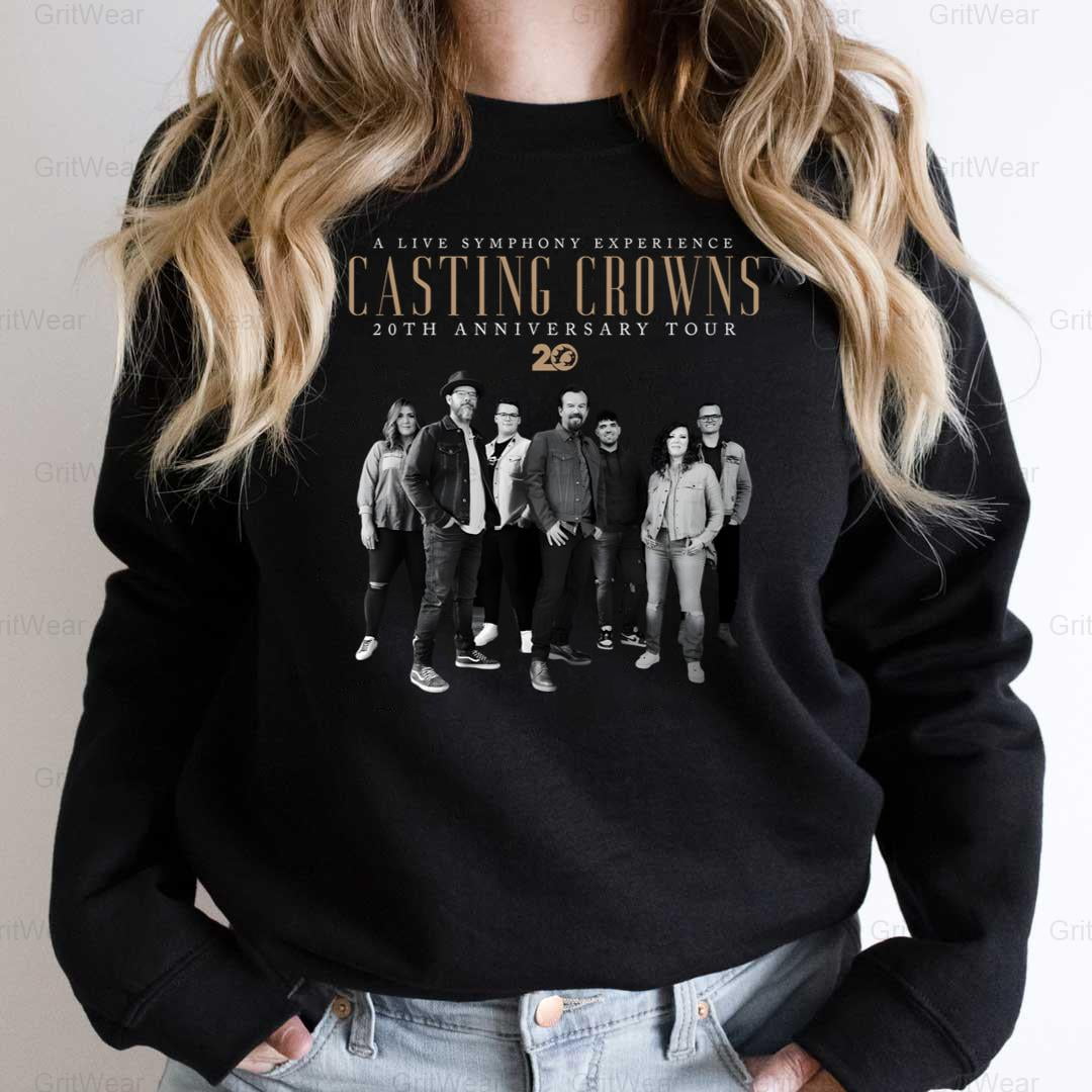 Casting Crowns Tour 20th Anniversary Christian Music Band Sweatshirt ...