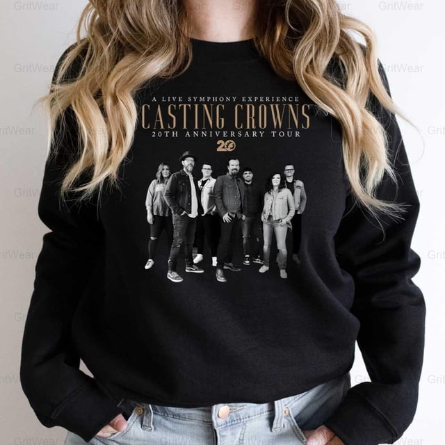 Casting Crowns Tour 20th Anniversary Christian Music Band Sweatshirt ...