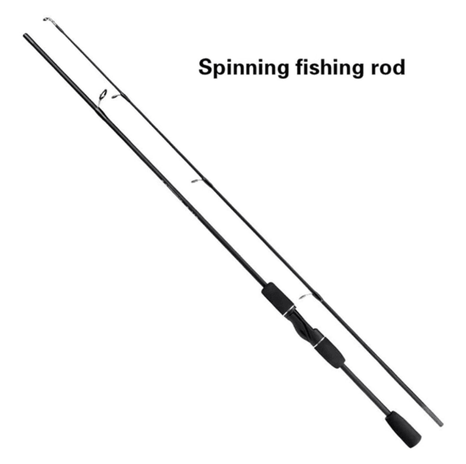 Casting Spinning Fishing Rod 6 Ft UltraLight Carbon Fiber Rod Pole ...