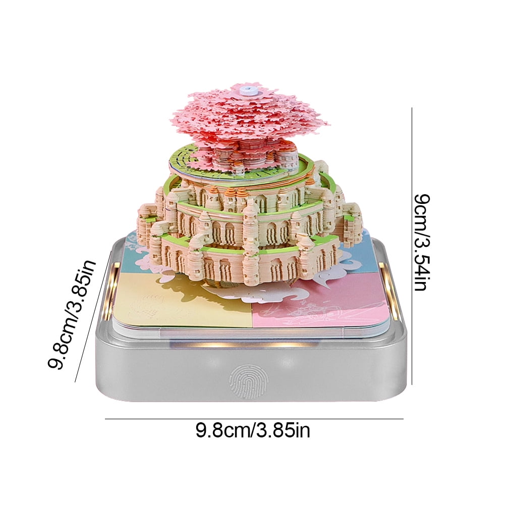 Castl Desk Calendar 2025 Tear-Away 3D Calendar Memo Pad Creative Desk ...