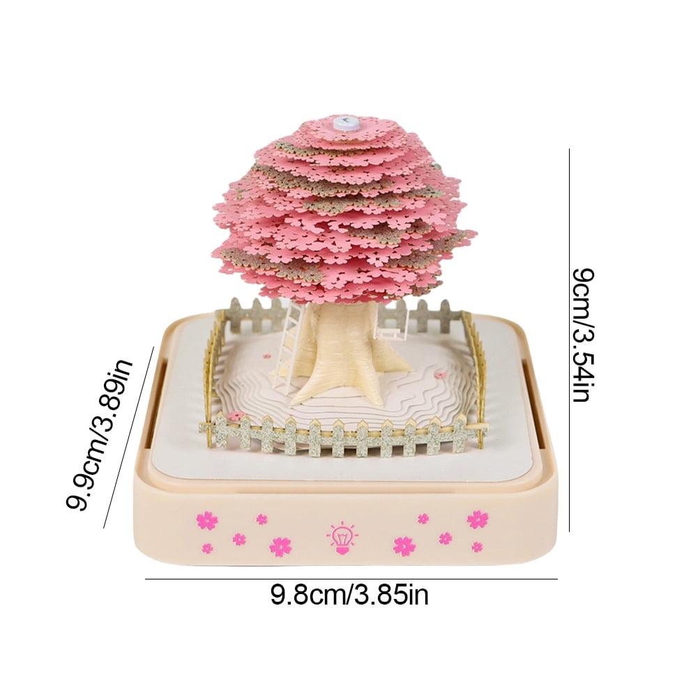 Castl Desk Calendar 2025 Tear-Away 3D Calendar Memo Pad Creative Desk ...