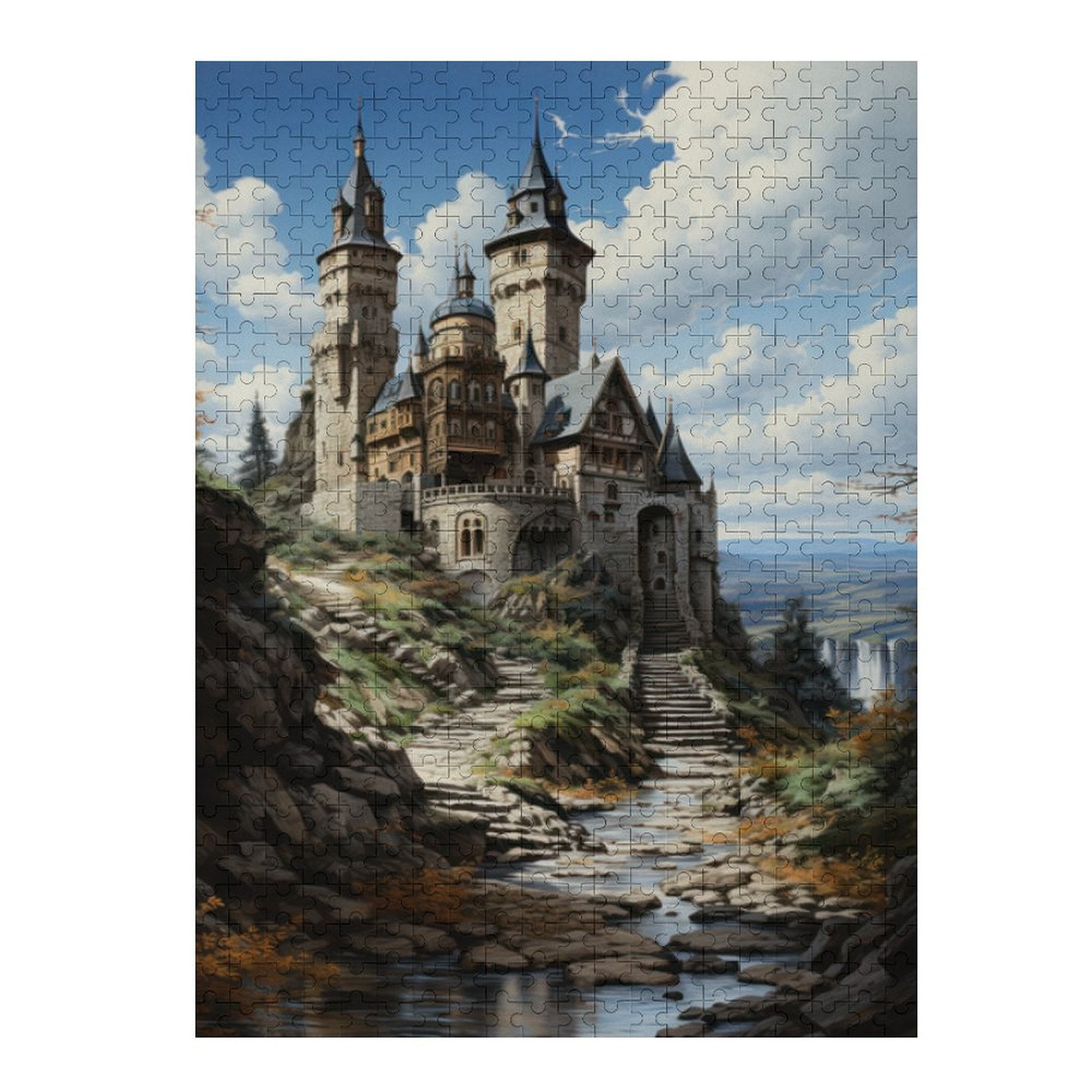 Castle 1000 Piece Puzzle For Adults, Jigsaw Puzzles 1000 Pieces ...