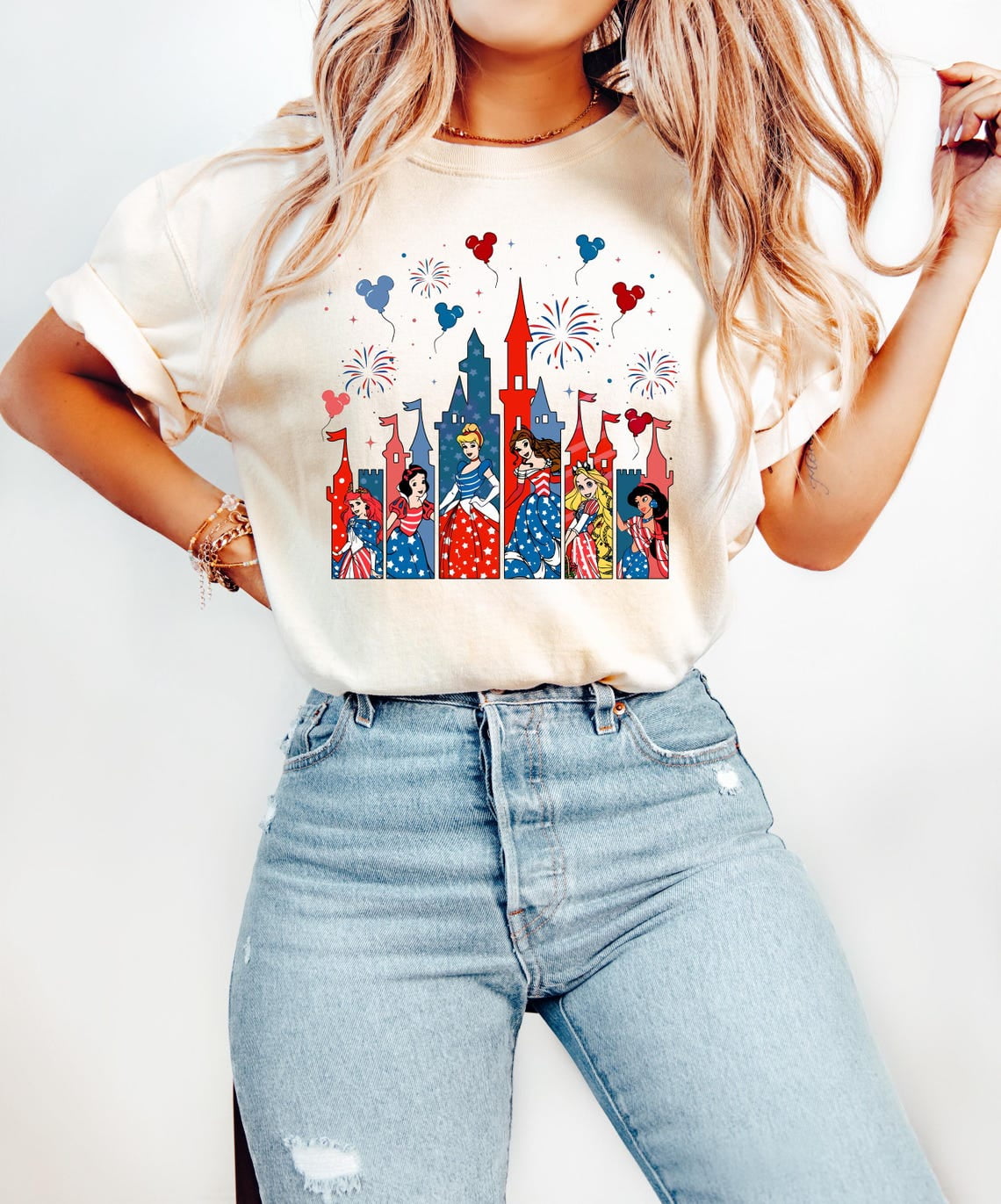 Castle 4th Of July Princess Shirt, Disney 4th Of July Shirt ...