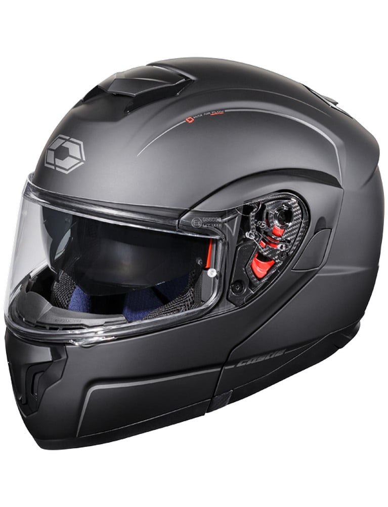 Castle Atom SV Modular Motorcycle Helmet Matte Black MD - Walmart.com
