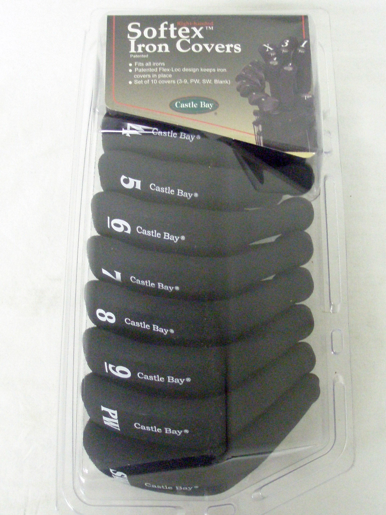 Castle Bay Iron Covers Set of 10 Clear - Walmart.com