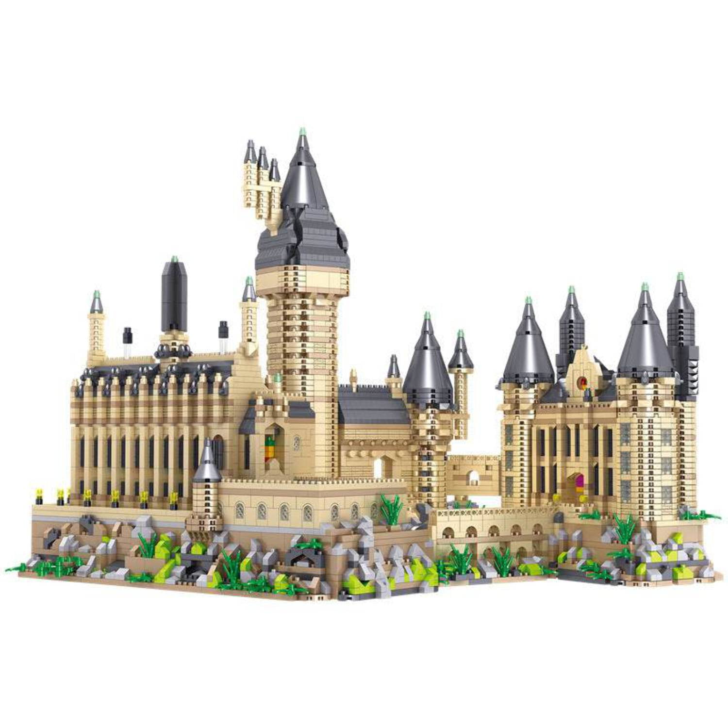 Castle Building Blocks High Difficulty Huge Type Assembling Toy ...