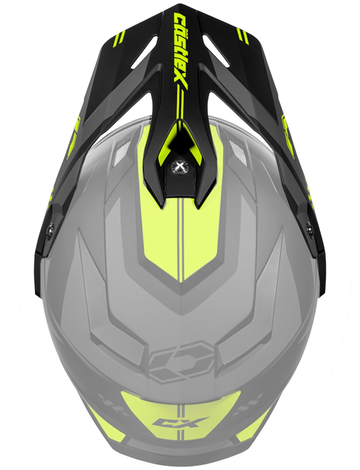 Castle CX200 Wrath D/S Helmet Visor/Peak Hi-Vis - Walmart.com