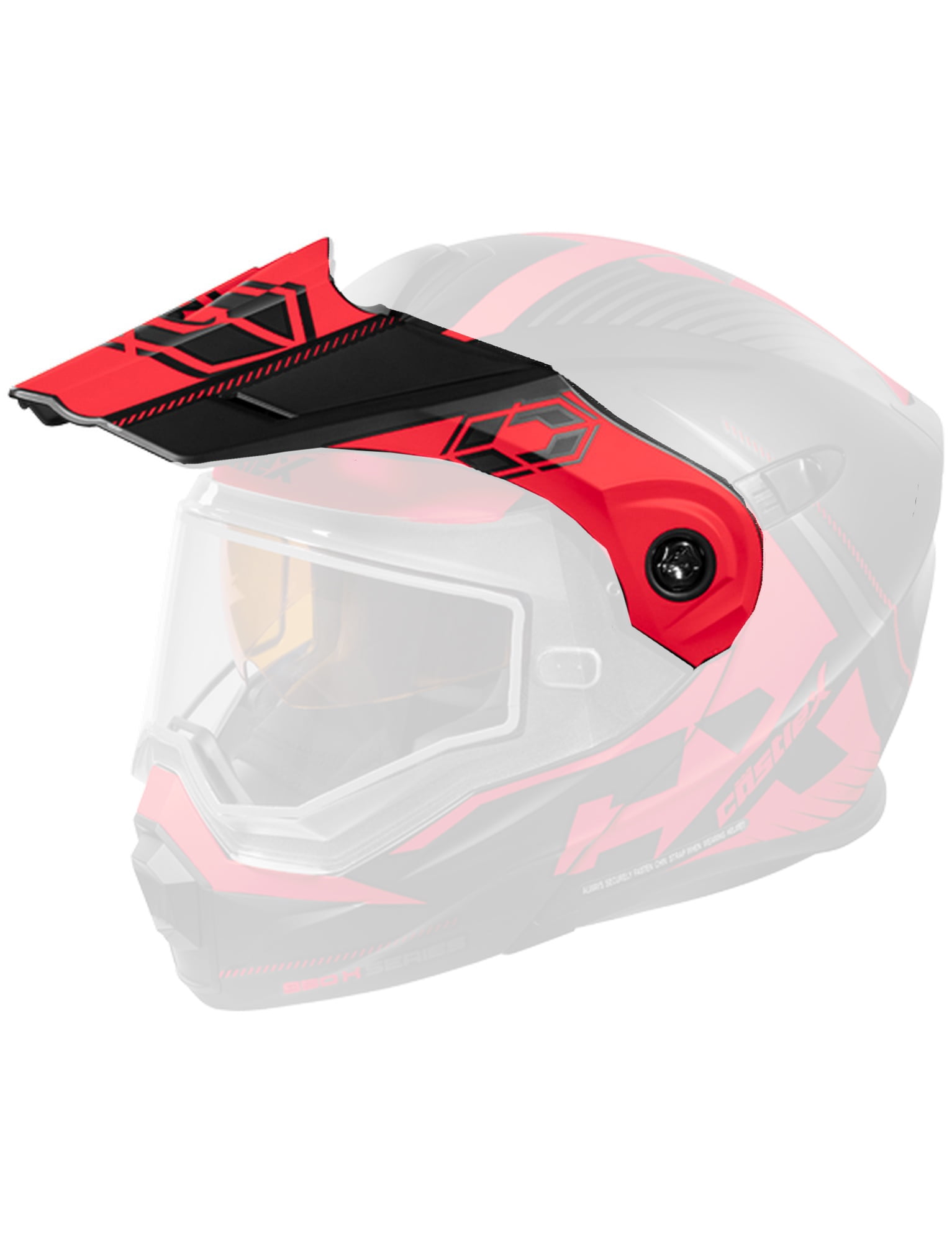 Motorcycle Helmets Universal 3-Snap Flip Up Visor Shield Lens For Retro ...